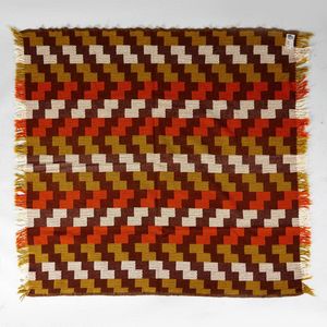 Onehunga Mills Te Ariki Woolen Travel Rug with Tukutuku Design - Rugs ...