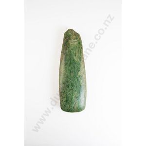 Large Inanga Toki Pounamu Stone Axe - New Zealand Maori - Tribal