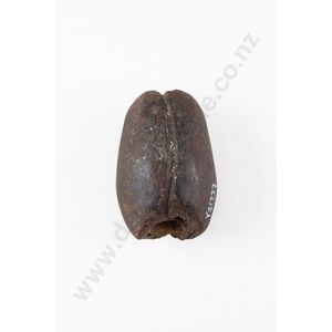 Natural Grooved Mahe Stone Sinker - 7cm Length - New Zealand Maori - Tribal