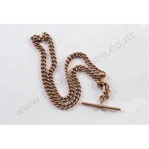 9ct Curb Link Albert Chain - 40cm Length - Necklace/Chain - Jewellery