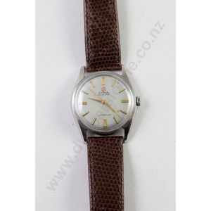 Cyma Navy Star Men's Watch on Leather Strap - Watches - Wrist ...