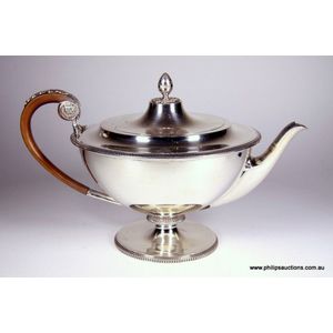 Sterling Silver Adams Style Teapot, 1911 Sheffield - Tea & Coffee Pots ...