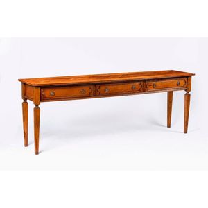 French Parquetry Hall Table - Tables - Console and Hall - Furniture