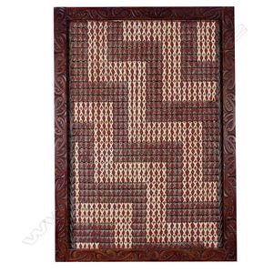 Poutama Tukutuku Panel with Carved Frame - Rugs & Carpets - Textiles ...