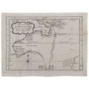 Reduced Chart of Southern Lands by Bellin, ca. 1753 - Maps - Printed ...