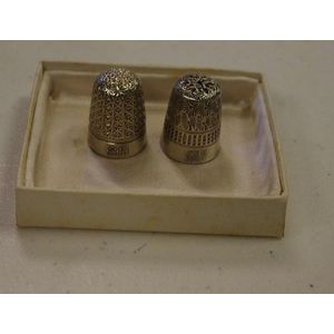 Charles Horner Dorcas Thimbles with Maker's Monogram - Sewing ...