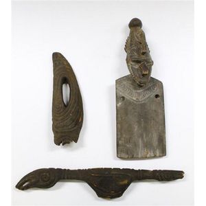 Morobe Canoe Artifacts from Papua New Guinea - New Guinean - Tribal