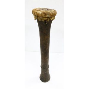 New Guinea tribal artefacts, drums - price guide and values