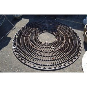 Antique French Cast Iron Tree Surround, 200cm Diameter - Decorative ...