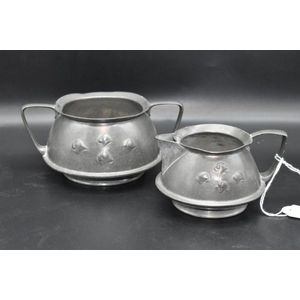 Early 1900s Tudric brand pewter ware made for Liberty & Co of London ...