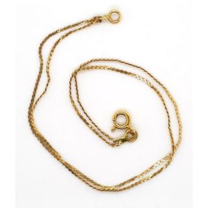 18ct Gold Chain Bracelet, 1.8g, 19cm Length - Bracelets/Bangles - Jewellery