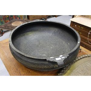 78 cm Copper Urli for Authentic Indian Cooking - Copper - Metalware