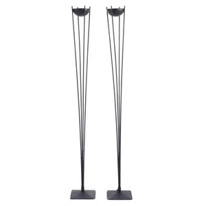 Robert Sonneman pair of floor lamps for Koch & Lowy; black… - Lamps ...