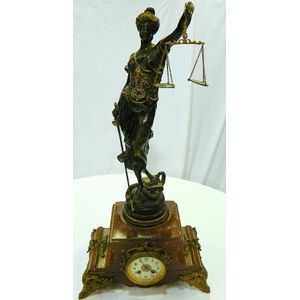 Justice French Clock (72 cm) with Key - Clocks - Figural - Horology ...