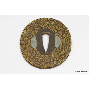 Bronze Tsuba: Elegant Japanese Hand Guard for Samurai Swords - Zother ...