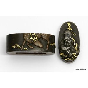 Japanese Fuchi-Kashira: Traditional Collar and Pommel for Samurai ...