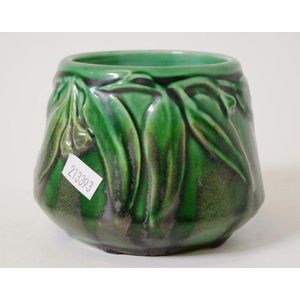 Melrose Ware Gum Leaf Vase - Deep Green (8.5cm) - Melrose - Ceramics