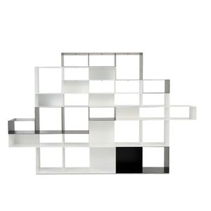Flexform Antonio Citterio Infinity Modular Bookcase in White and Black ...