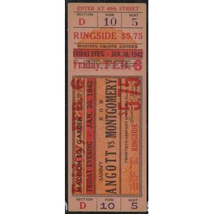 Angott defeats Montgomery in 1942 boxing match - Sporting - Boxing ...