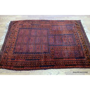 Vintage Persian Prayer Rug with Niche Format and Tiles - Rugs & Carpets ...