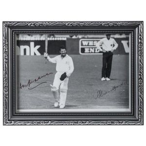 Allan Border's Record-Breaking Moment with Bradman's Signature ...