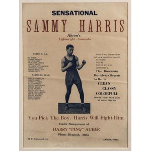 Sensational Sammy Harris: Akron's Boxing Hope - Sporting - Boxing ...