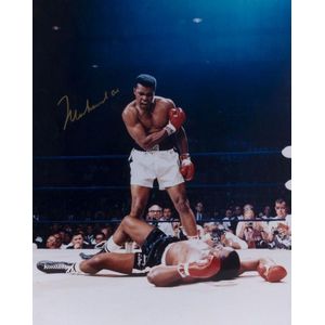 Ali's Iconic Victory: Signed Photograph of Liston Knockout - Sporting ...