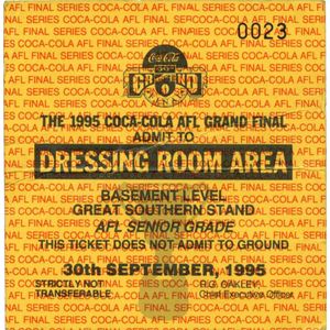 Vintage and collectable Australian football member's tickets, finals ...