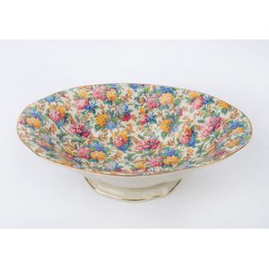 Lilac Time Oval Fruit Bowl - Empire Ware, 1930s - Empire Ware - Ceramics