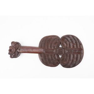 Maori Kotiate with Whakarare Pattern and Weku Style Face - New Zealand ...