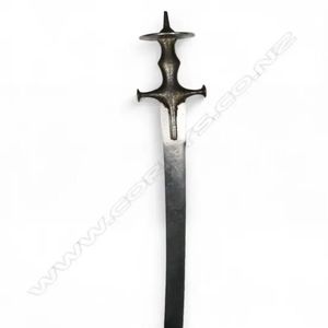 18th Century Indian Talwar Sword with Gold Koftgari Hilt - Edged ...