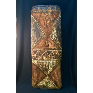 Wahgi Valley Fighting Shield - New Guinean - Tribal