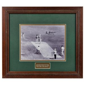 Don Bradman: Herald & Weekly Times Series Framed Photographs - Sporting ...