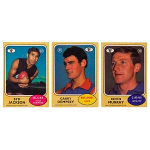 Scanlens trading cards football and footballers - price guide and values