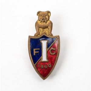 Footscray Football Club 1950 Interstate Trip Badge by K.G. Luke ...