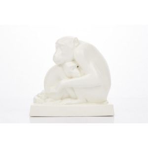 Monkey and Child Sculpture by John Skeaping for Wedgwood - Wedgwood ...