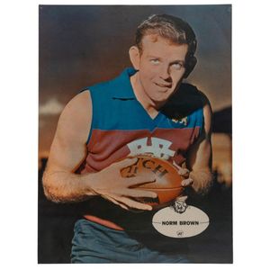 Fitzroy 1960s VFL Player Posters: Kevin Murray, Graham Campbell, Norm ...