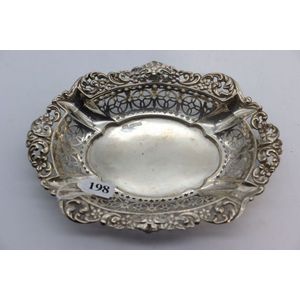 Sheffield 1905 Sterling Silver Openwork Tray #11074 - Trays, Salvers ...