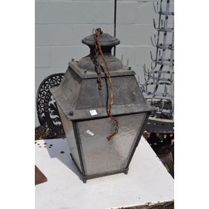 French Copper Street Light with Glass Panels - Structural - Zother ...
