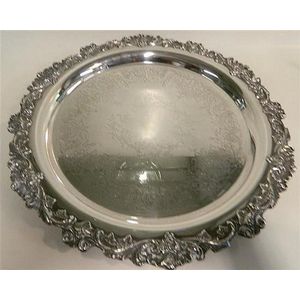 40cm Silver Plate Salver - Trays, Salvers and Waiters - Silver Plate