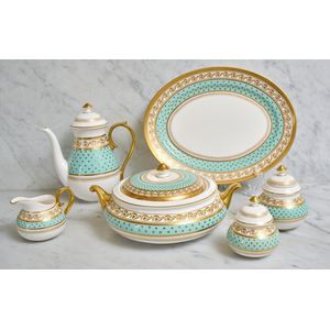 Thomas Goode Dinner Set with Serving Pieces - Zother - 20th Century ...