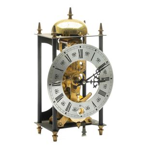 Skeleton Metal Mantle Clock with Brass Mechanism, 23cm Height - Clocks ...