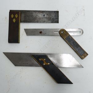 Rosewood Mitre Square Set with Adjustable Bevel - Tools - Woodworking ...