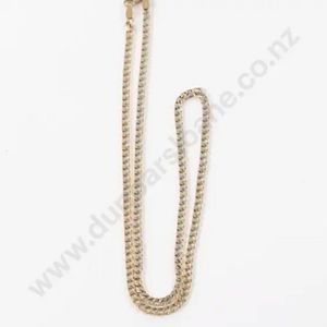 Modern 9ct Flat Curb Link Neck Chain, 45 cm Length - Necklace/Chain ...