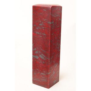 Crimson and Grey Chinese Stone Seal - Zother - Oriental