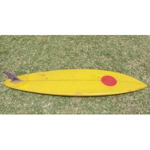 Rare Red Hot Sticks Single Fin Pintail by Ian Cairns - Sporting ...