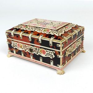 Indian Vizagapatam Box with Tortoiseshell and Bone Inlay - Boxes ...