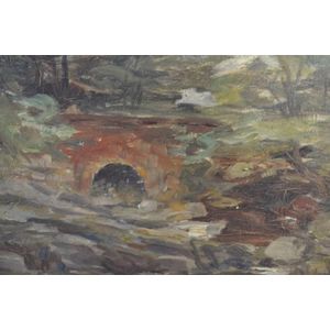 Bridge Amongst Trees - Oil Paintings and Acrylics - Art