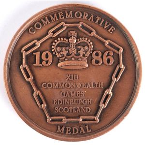 1986 Commonwealth Games Participation Medal in Edinburgh - Sporting ...