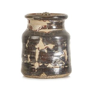 Ian Smail Charcoal and Stone Lidded Jar - New Zealand Potters & Themes ...